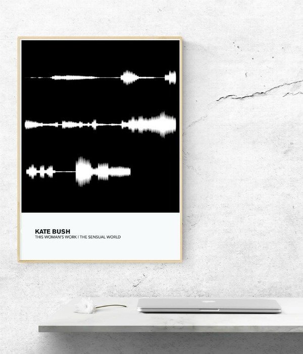 Soundwave Poster: een origineel gepersonaliseerd cadeau aan de wand